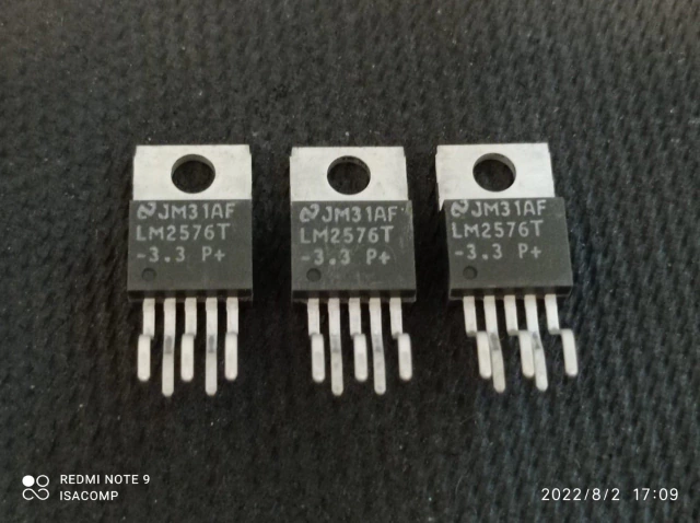 Circuito Integrado Lm2576t-3,3v Lm2576 Regulador 3amp National