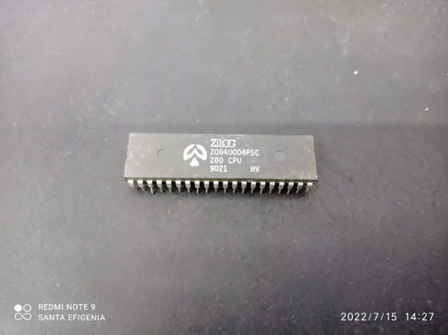 Circuito Integrado Z80cpu Z80 = Z0840004psc Z0840004 Zilog