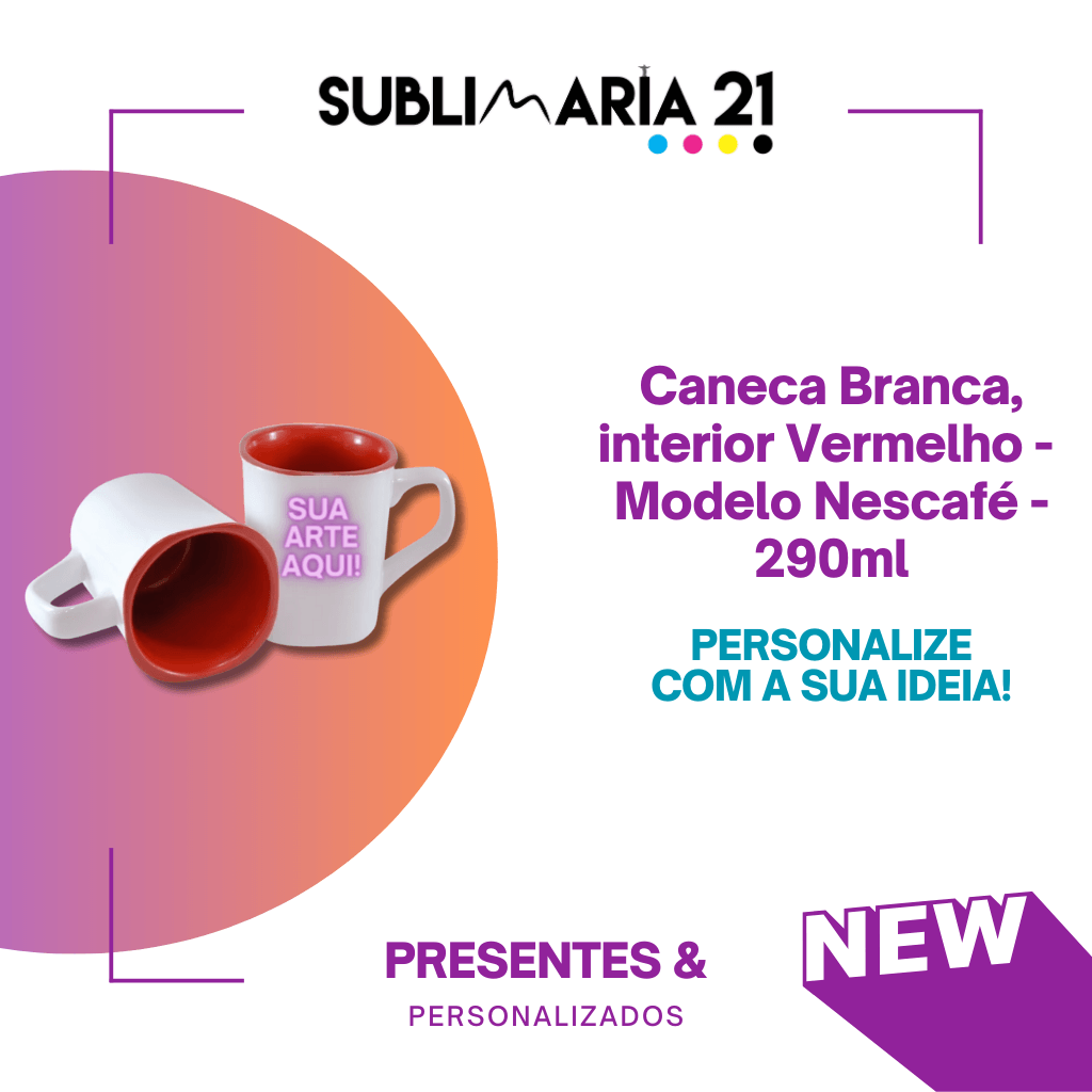 Caneca Nescafe Personalizada 295 ML