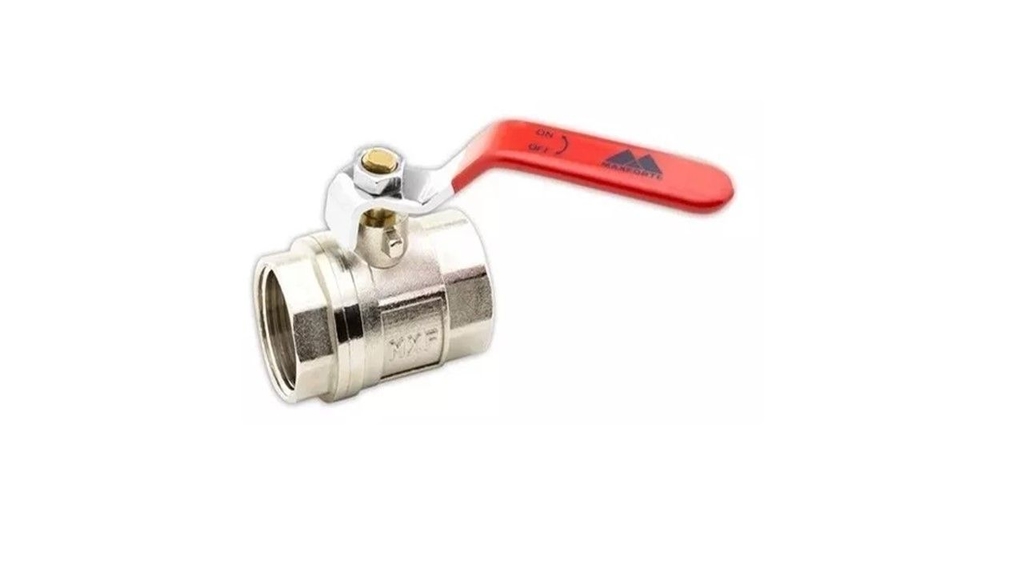 Registro Esfera Metal 3/4'' Polegada Vazão Total Pn40 Dn20