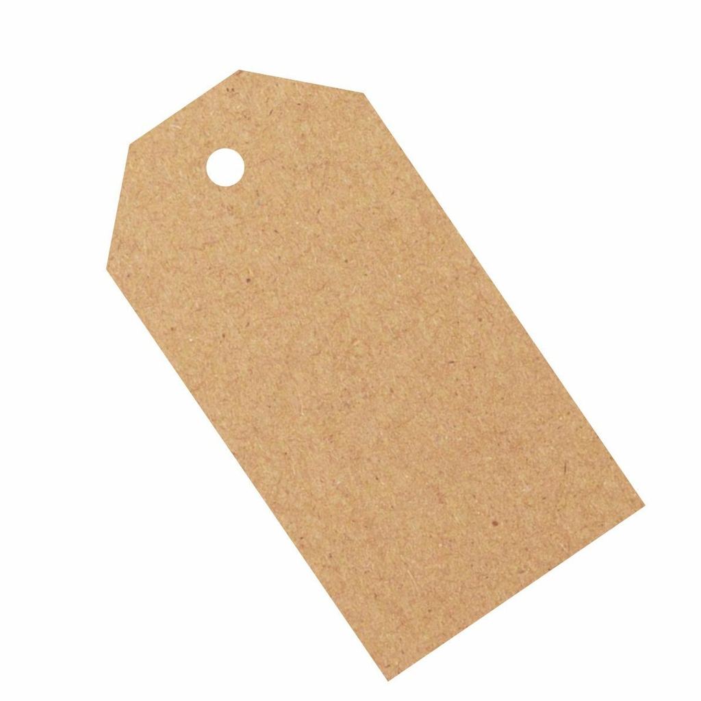 Tag Em Kraft Personalizada Com Sisal 100 Peças