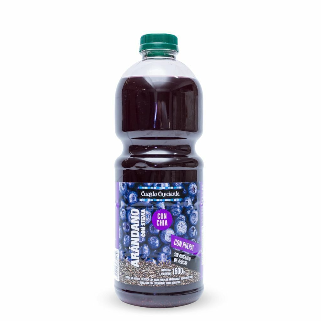 Jugo de Arándanos con Chia c/Stevia Cuarto Creciente x 1.5L