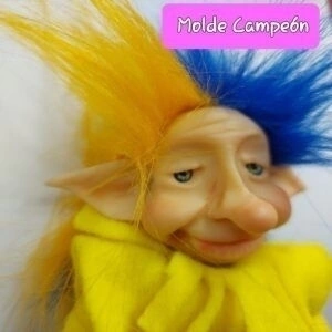 Molde de cara de duendes