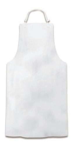 Mandil De Pvc Blanco 89 Cms X 127 Cms Dermacare