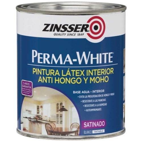 Pinturas Látex Perma-White Interior - Acabado Satinado