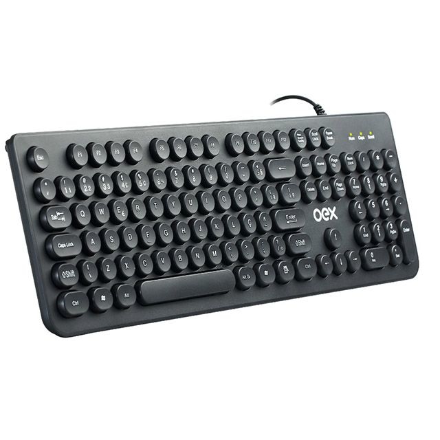 Teclado Pop Com Teclas Arredondadas Para Escritório Home Office