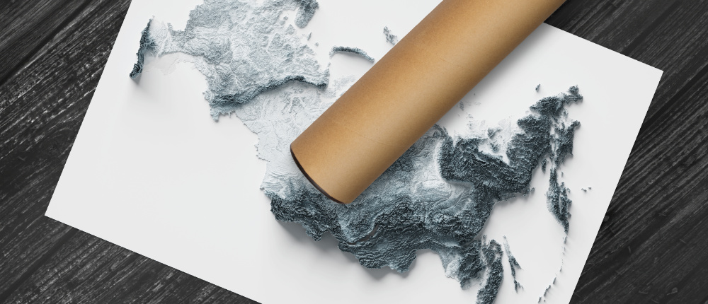 Mapa de Relevo da Rússia | Highland Restaurações