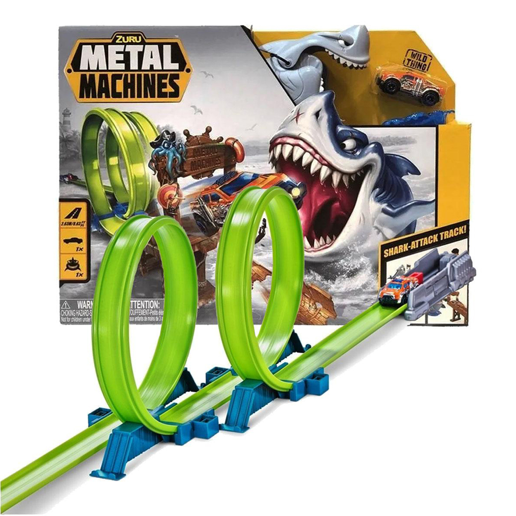 Pista de autos Zuru Metal Machines Tiburón-Attack Track 7056