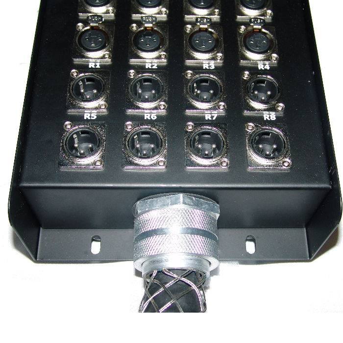 PACHERA DE 12 CANALES 8 ENVIOS X 4 RETORNOS C/CABLE DE 20 MTS MOON ...