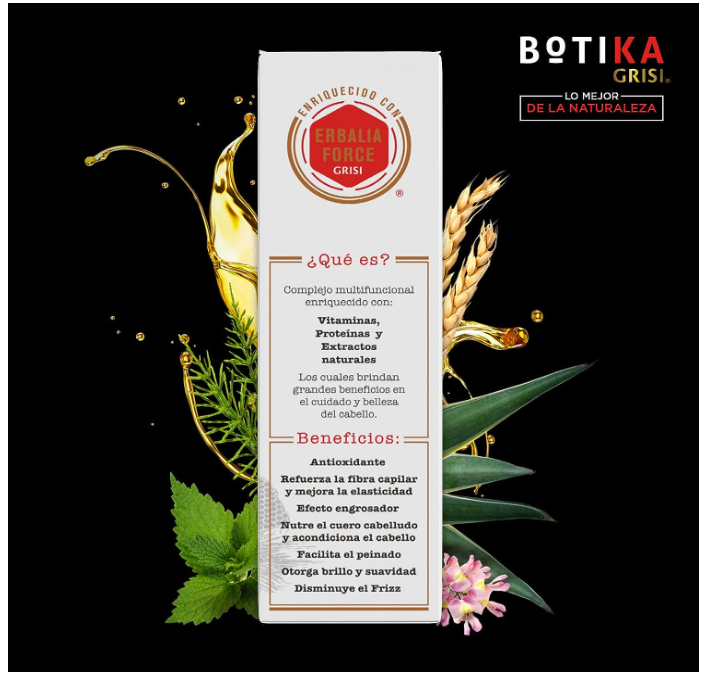 Botika Shampoo Anticaída BOTIKA GRISI®: Fortaleza y Belleza para ...
