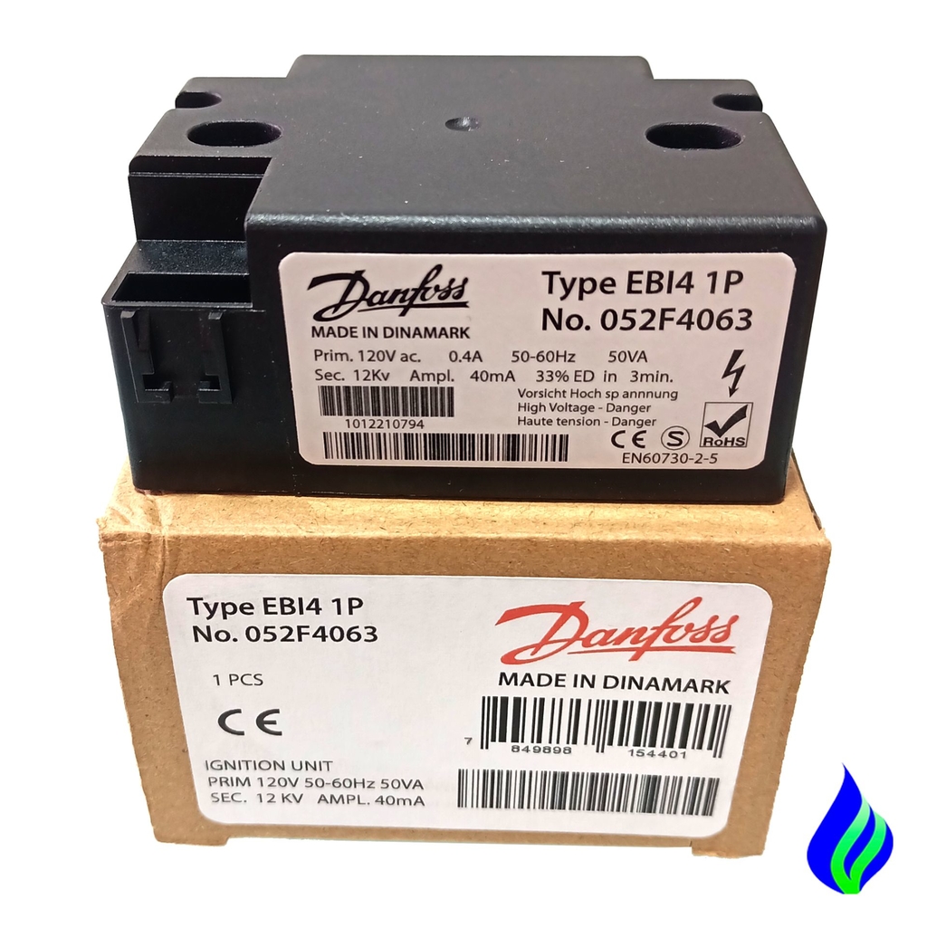 052f4063 Transformador De Ignición Danfoss Ebi4 1P 120v 12kv Para Que