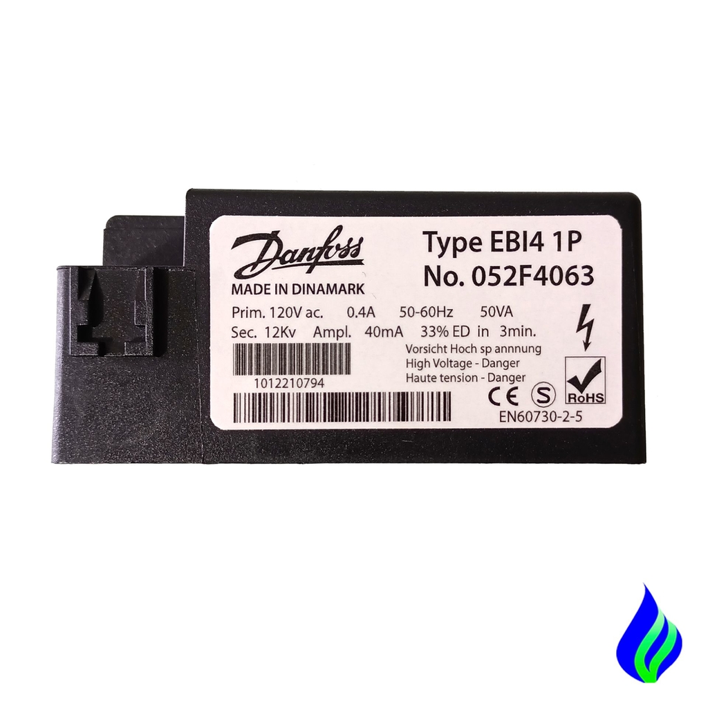 052f4063 Transformador De Ignición Danfoss Ebi4 1P 120v 12kv Para Que