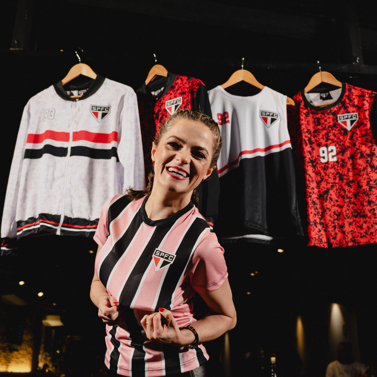 Camisa do São Paulo Feminina Oficial Original Outubro Rosa Licenciada