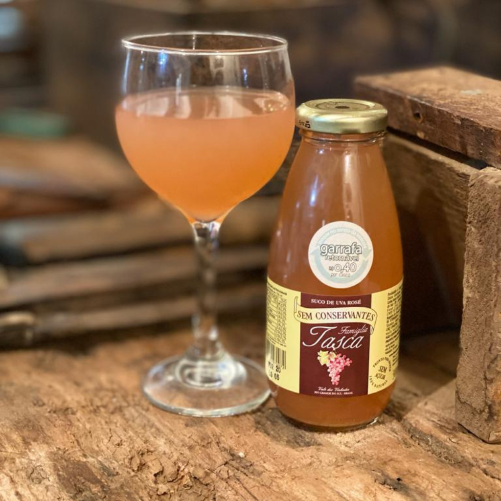 Suco de Uva Rosè Integral 300 ml - Famiglia Tasca