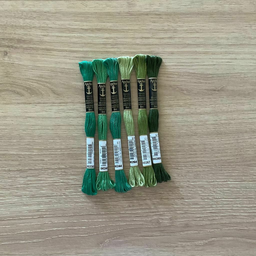 Linhas de meada para bordar