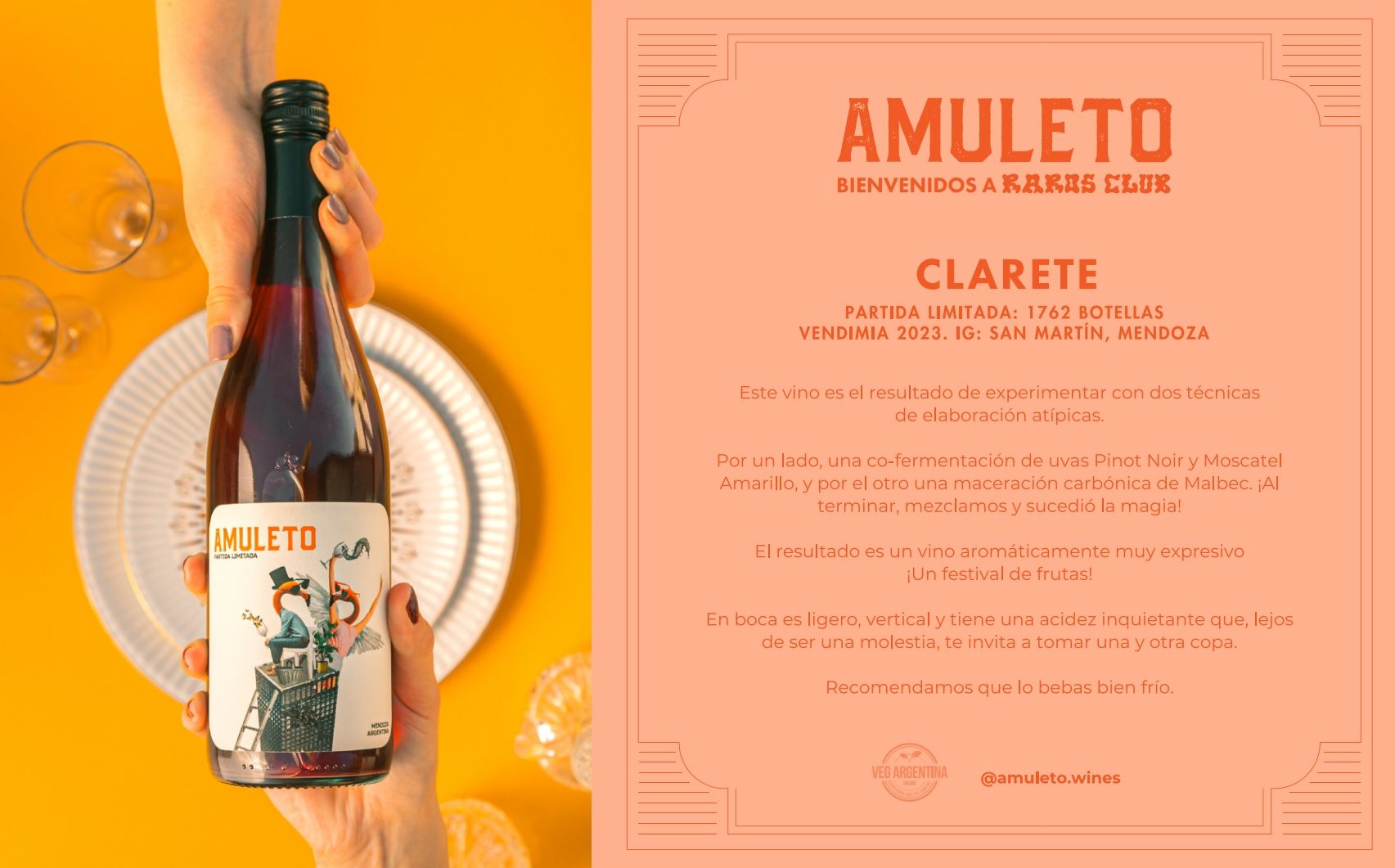 Amuleto Clarete - Comprar en Invisible Vinoteca