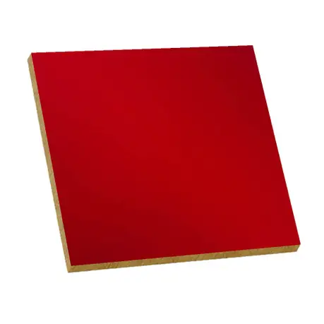 Mdf Vermelho Scarlate Lacca 15 Mm Eucatex