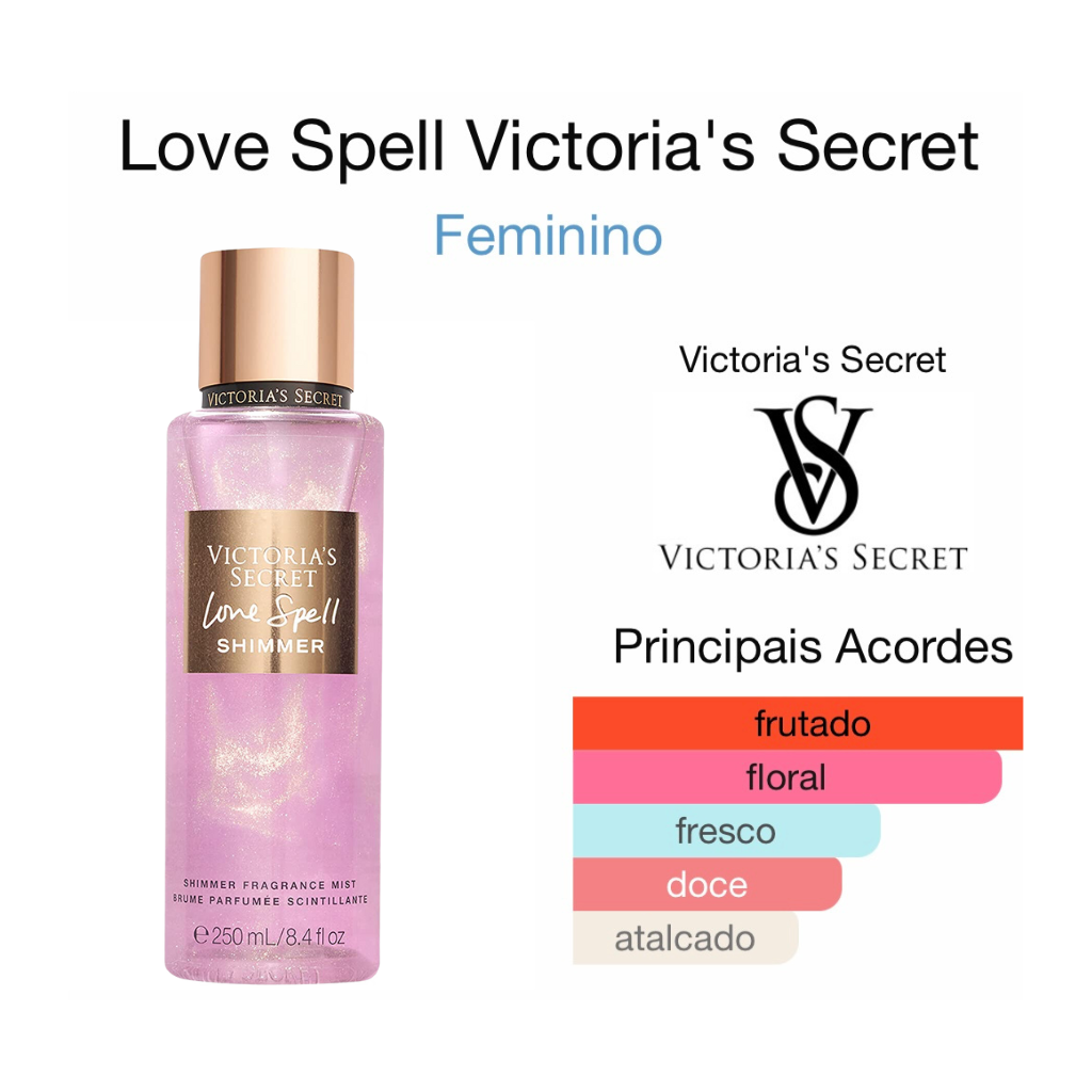 Victoria's Secret Body Splash Love Spell Shimmer 250ml – Original