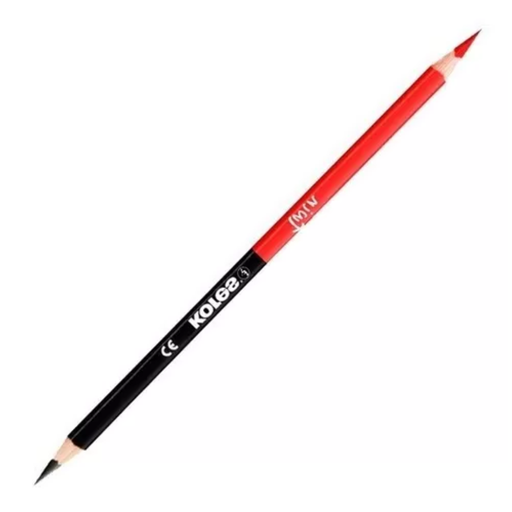 LÁPIZ BICOLOR TRIANGULAR KORES