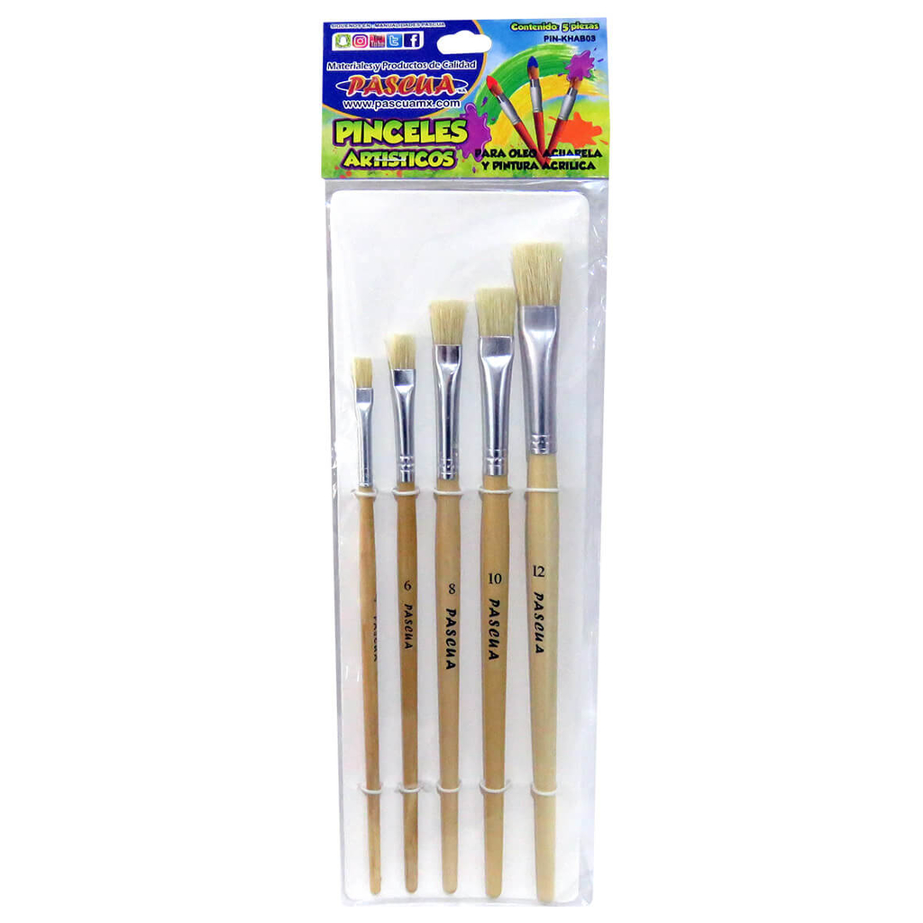 PINCELES ARTISTICOS C/5 KHAB03 PASCUA