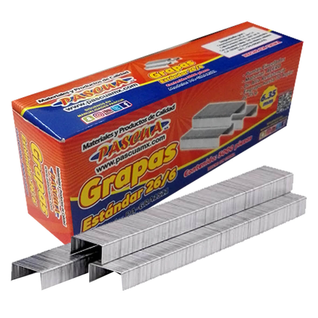 GRAPA ESTANDAR 26/6 C/5000 PASCUA