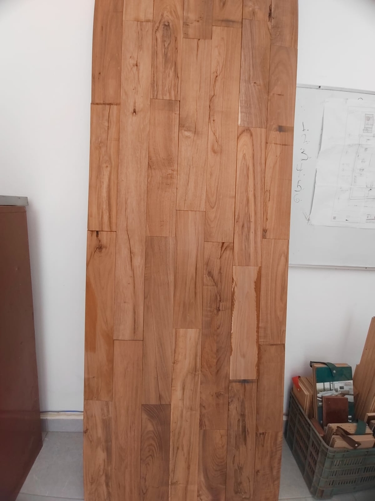 DUELA DE MADERA DE TZALAM RUSTICO DE 12.7cm Y 19mm DE ESP.