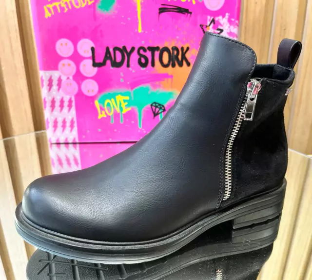 BOTAS BAJAS CUERO LADY STORK - Comprar en Step Calzados