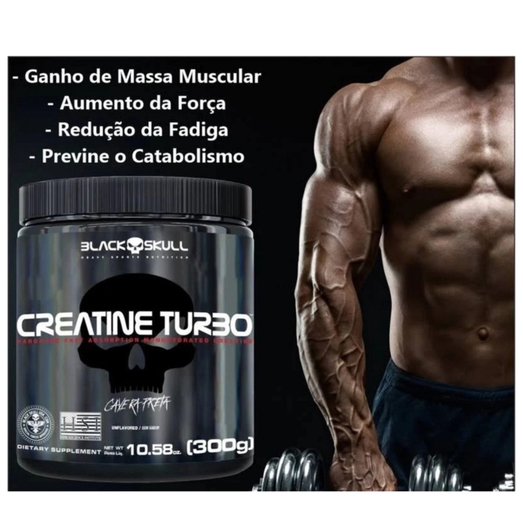 Creatine Turbo - Black skull Creatina 300g
