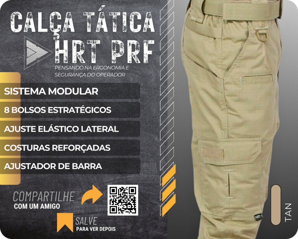 "Seja qual for a missão, nossas Calças Táticas DACS estão à altura!