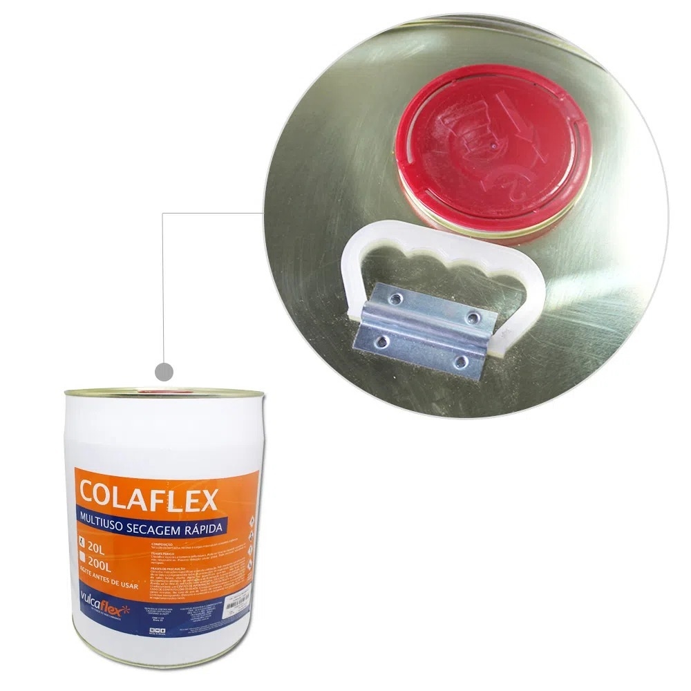 Cola Preta Colaflex Lata 20 Litros - Cp-20 - Vulcaflex