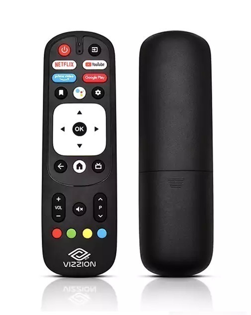 Controle Remoto compatível com TV Vizzion Smart 4K DLED Rig Vizzion Android