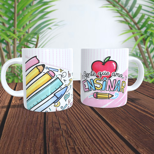 Caneca Personalizada - Gente que Ama Ensinar