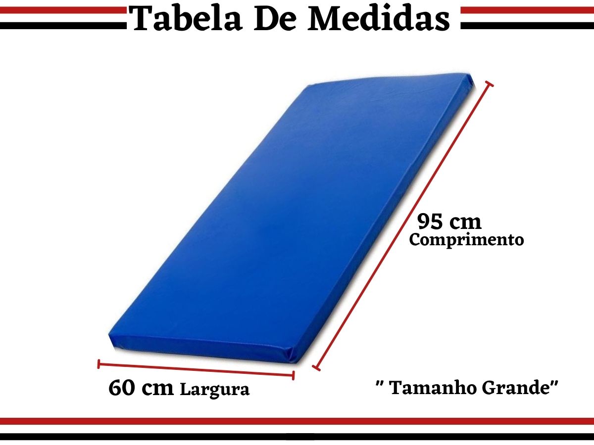 Colchonete Ginástica Pentagol Grande - Azul e Confortável