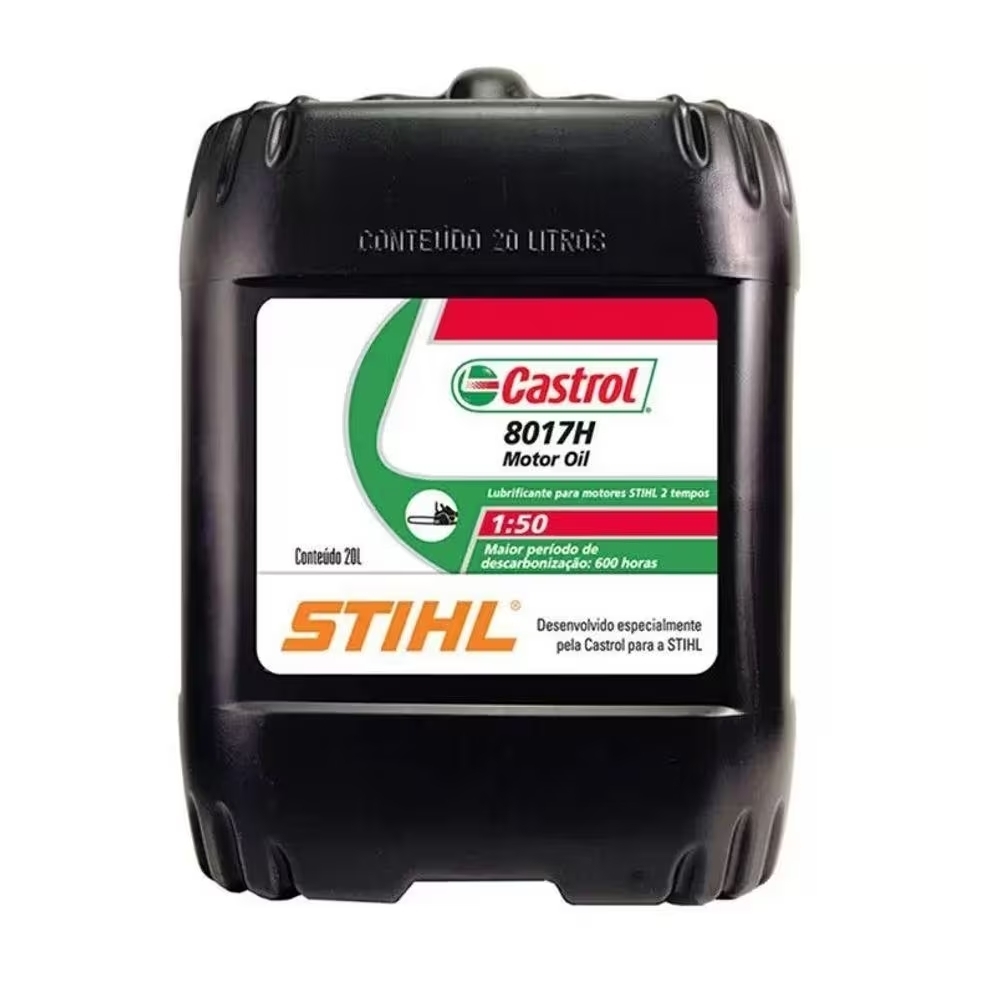 Óleo lubrificante Castrol STIHL 2 tempos 8017 H 20 Litros - Fermachin