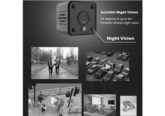 Camera Ip Wifi Infravermelho Espia X6 HD 1080P Visão Norturna