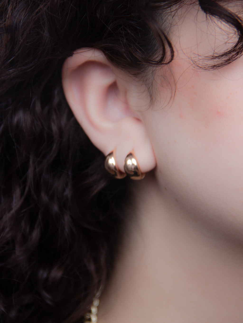 arracadas de oro laminado 18k mini piercings