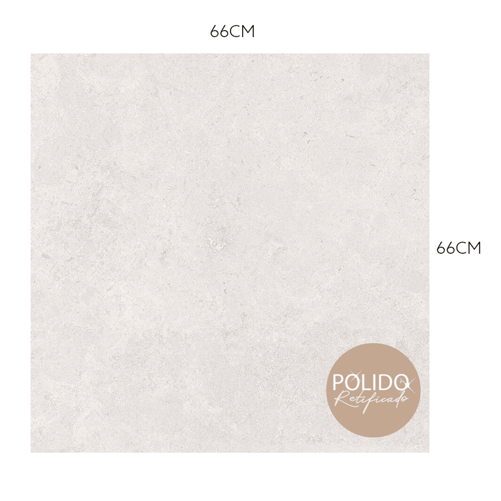 PISO FORMIGRES PREMIUM MILANO CINZA RETIFICADO POLIDO 66X66CM