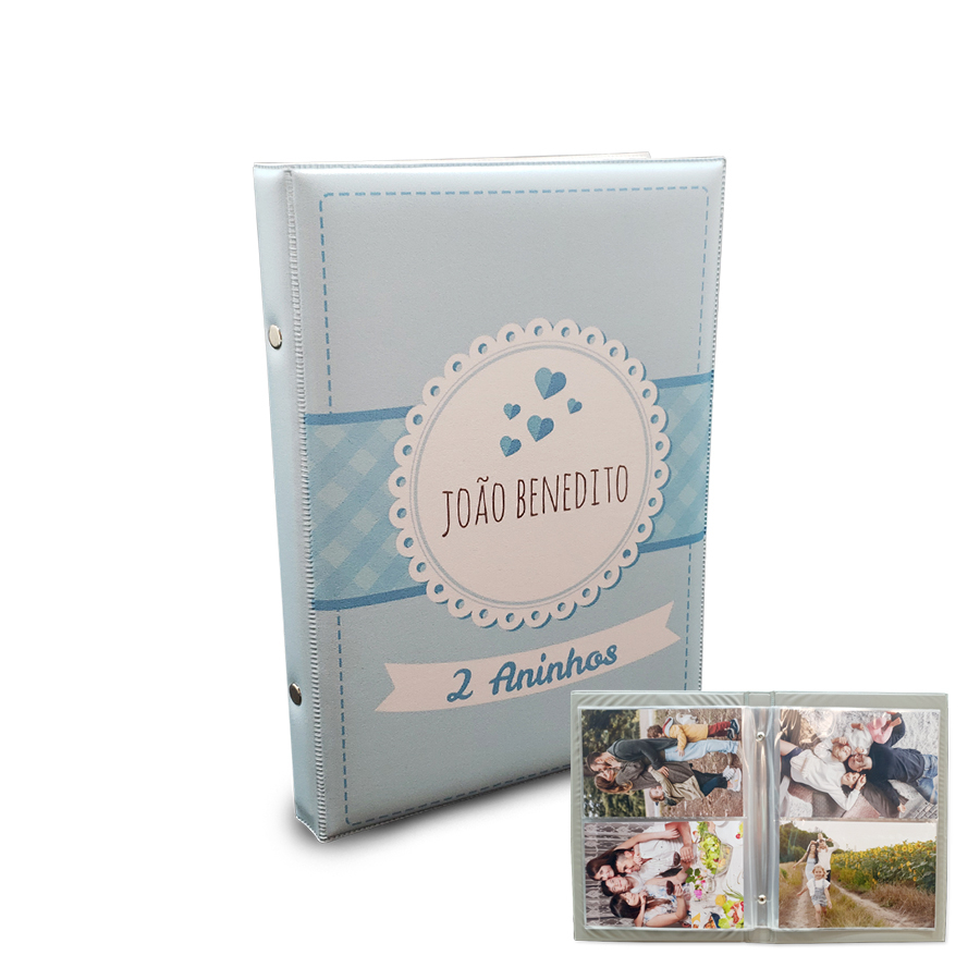 Album Azul ou Rosa 720 Fotos 10x15 - Personalizado