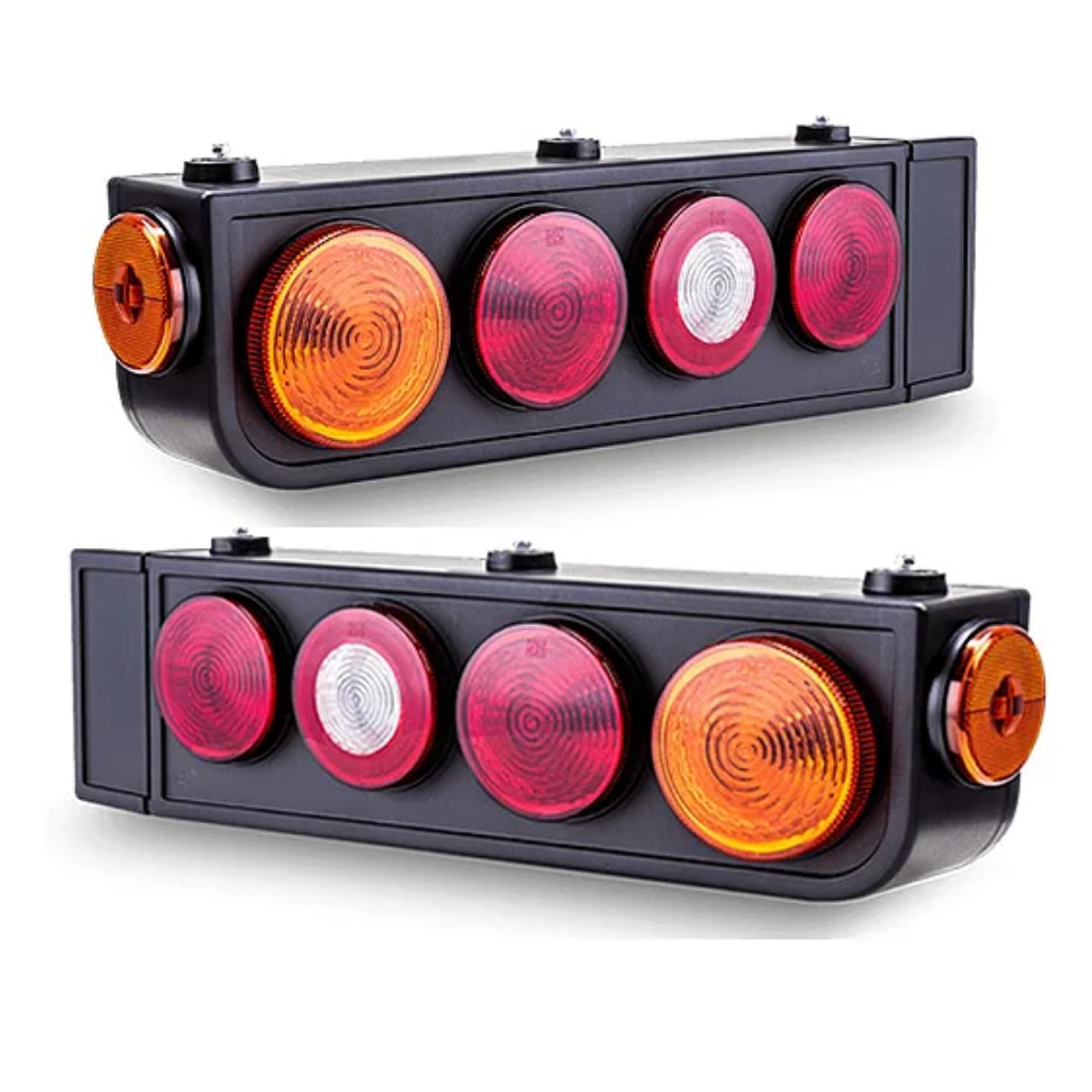 Lanterna Traseira Carreta Randon com Aba com chicote