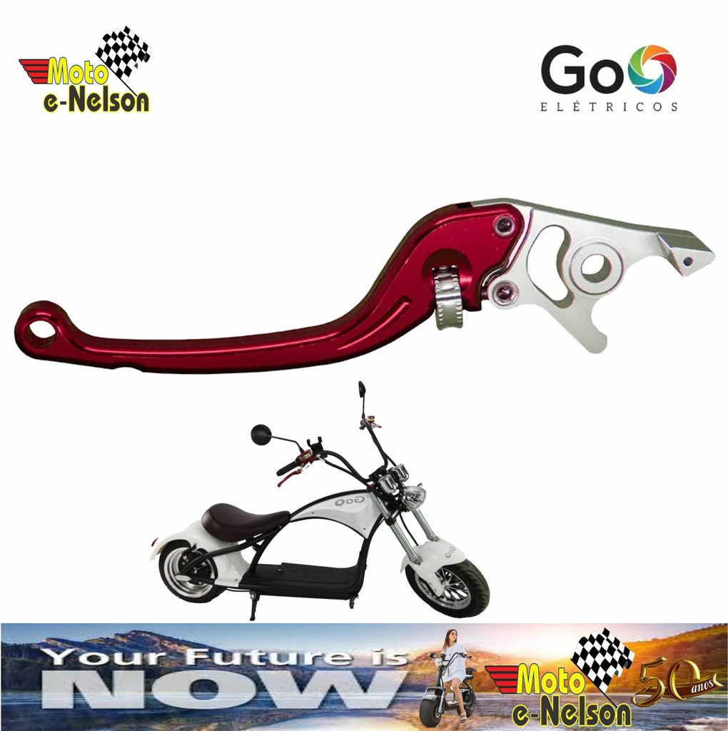 Manete de Freio para Moto Chopper X14 Scooter Elétrica Citycoco GoO