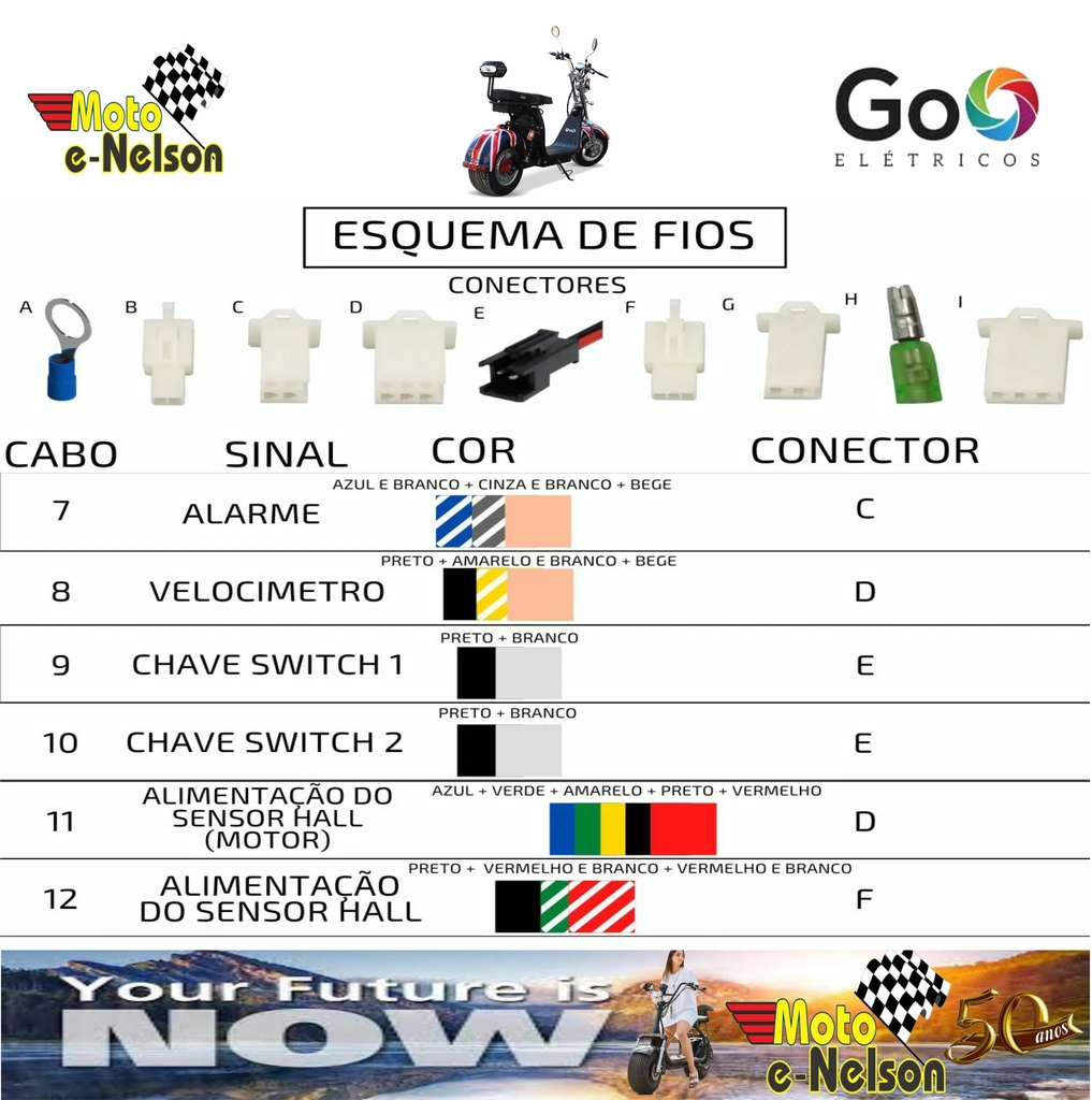 Modulo controlador para scooter elétrica citycoco 2000w 60 v
