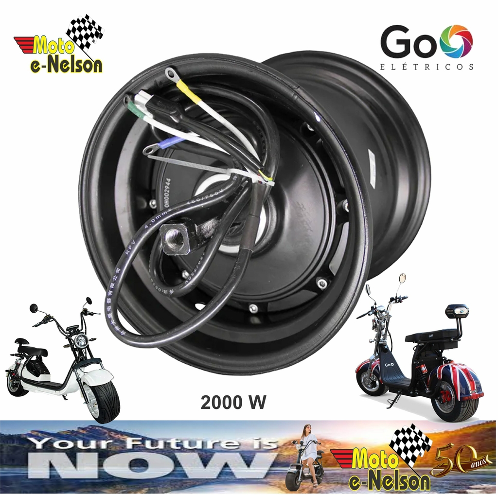 Motor Elétrico para Scooter Elétrica Citycoco 2000W 8"