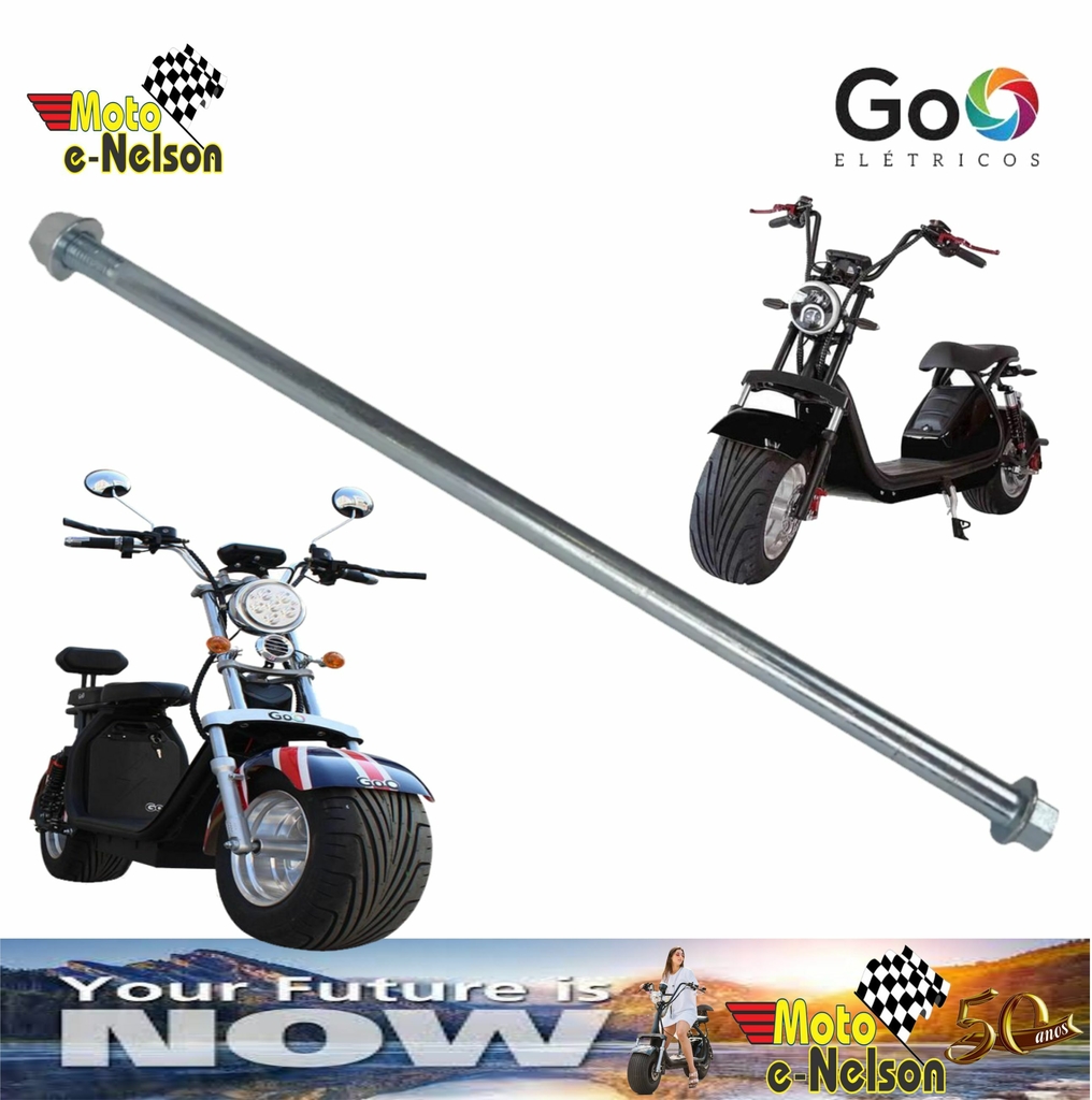 Parafuso roda dianteira para scooter elétrica citycoc goo x10 x11 x7