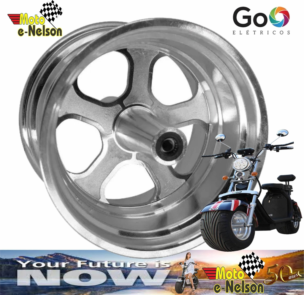 Roda dianteira 10 polegadas para scooter eletrica citycoco goo x11