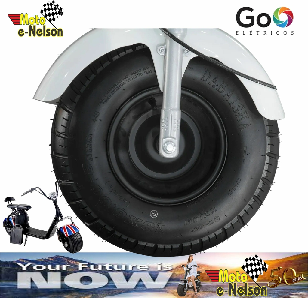 Roda dianteira 10 polegadas para scooter eletrica citycoco goo x11