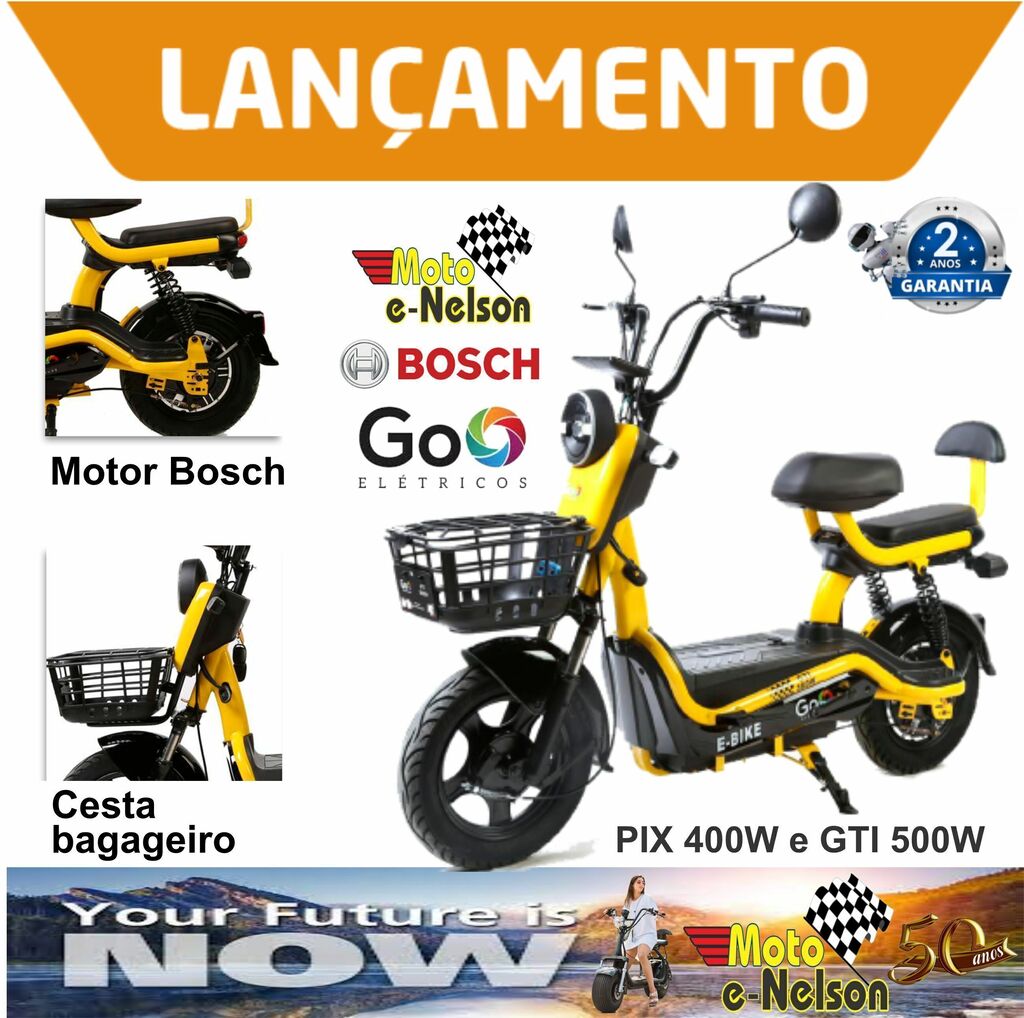 Scooter Elétrica PIX GTI 500W Goo Moto Nelson
