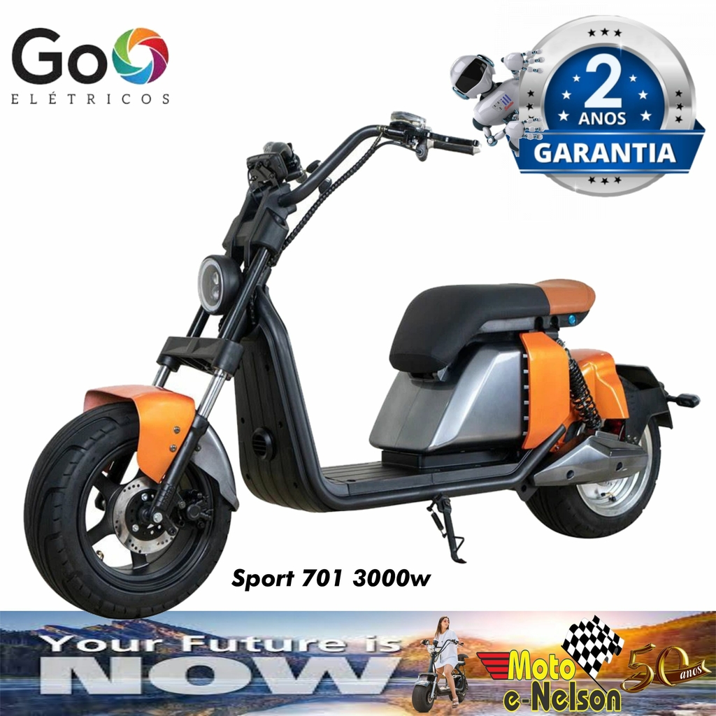 Scooter Elétrica Citycoco, Ciclocity, GoO, Moto Nelson