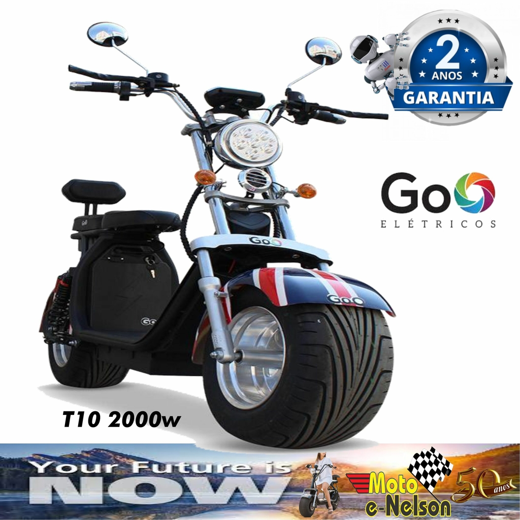 Scooter Elétrica Citycoco, Ciclocity, GoO, Moto Nelson