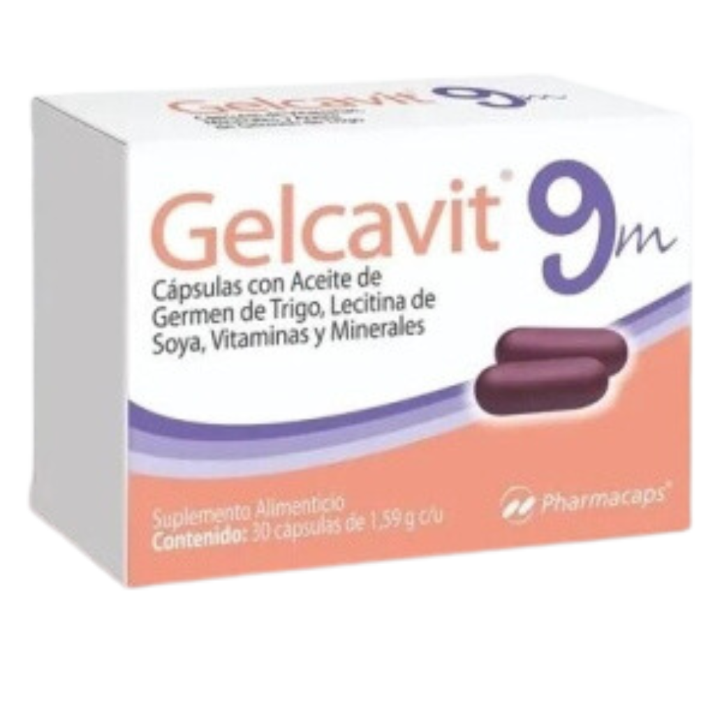 Gelcavit 9M 30 cápsulas - San Ángel Farmacias