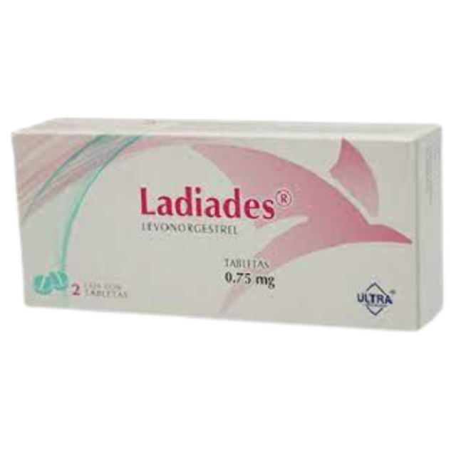 Levonorgestrel 7.5mg 2 tabletas (Ladiades)